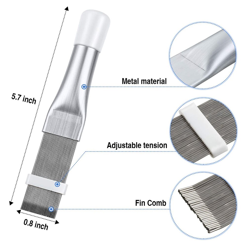 2Pcs Air Conditioner Condenser Fin Comb Cleaning B... – Vicedeal