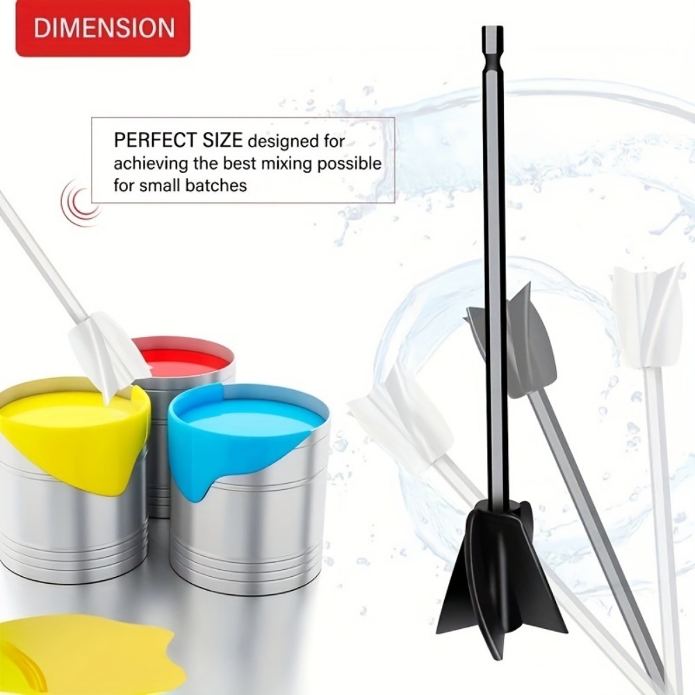 1pc Black Epoxy Resin Mixer Paddle Attachment - Pe... – Grandado
