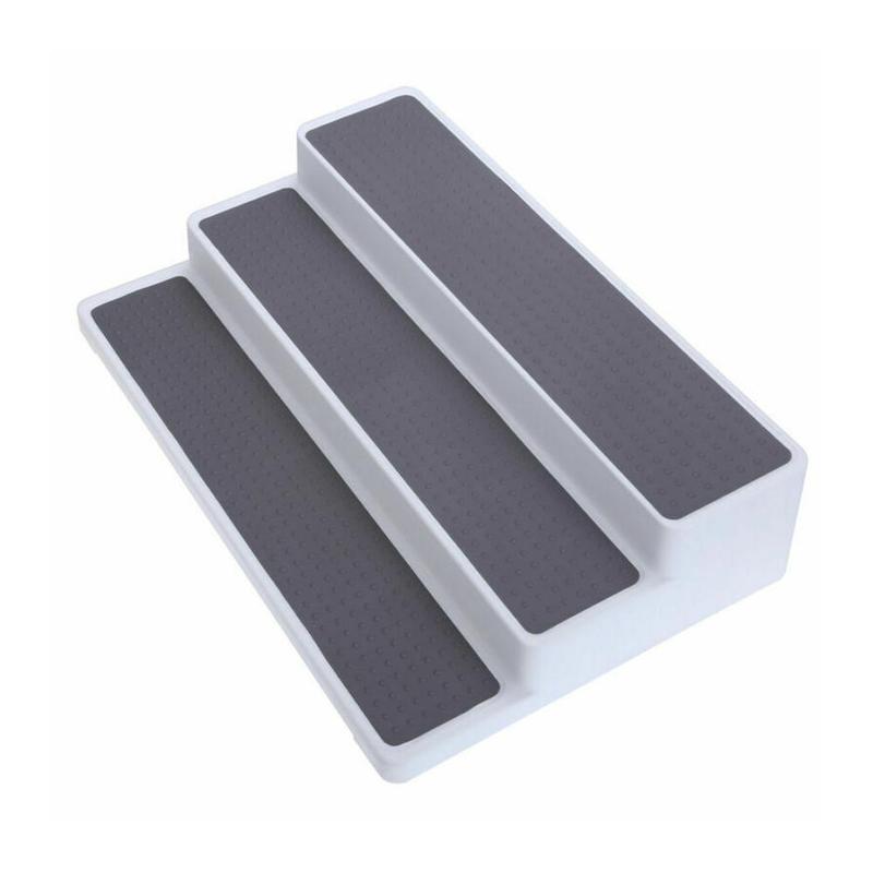 3 Tier Spice Rack Expandable Cabinet Spice Rack St... – Grandado