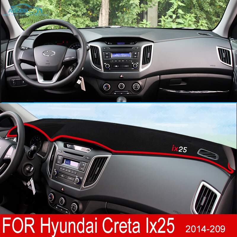 For Hyundai Creta Ix25 Anti-Slip Mat Dashboard Cov... – Grandado