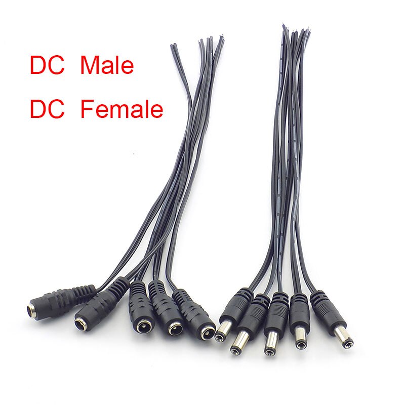 1pcs 5pcs 10pcs 2.1*5.5mm 12v DC Male Female Conne... – Vicedeal