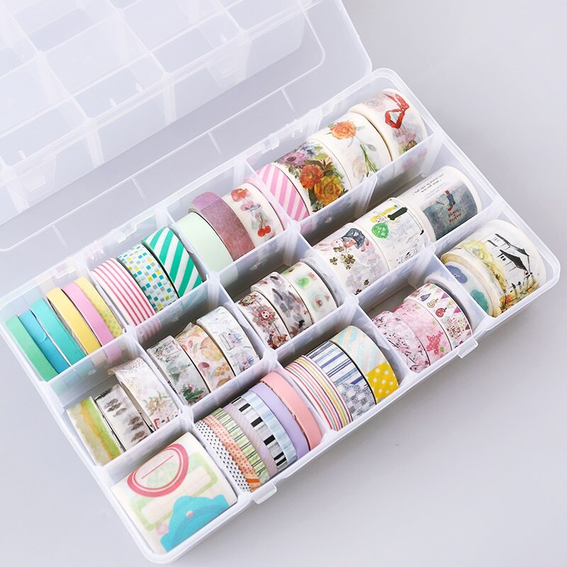Simple and transparent multi-function tape storage... – Grandado