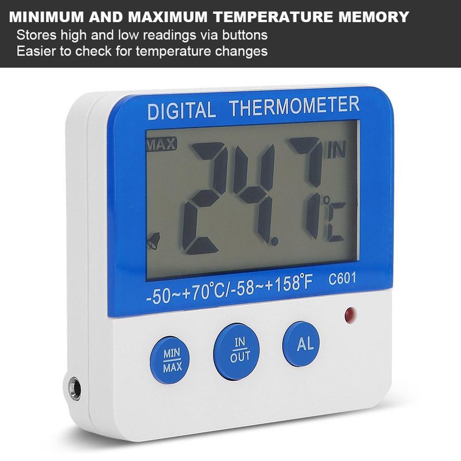 Abs innendørs utendørs stort lcd display mini alar... – Vicedeal