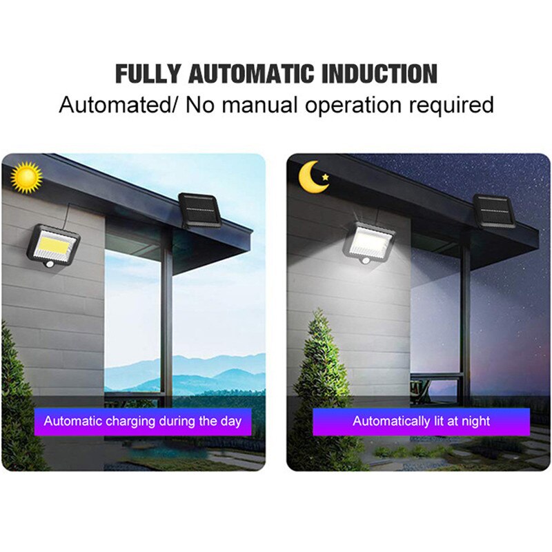30W COB Solar LED Light Outdoor Waterproof Street ... – Grandado