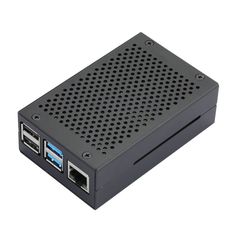 Heißer Raspberry Pi 4 Aluminium Fall Schwarz Shell... – Vicedeal