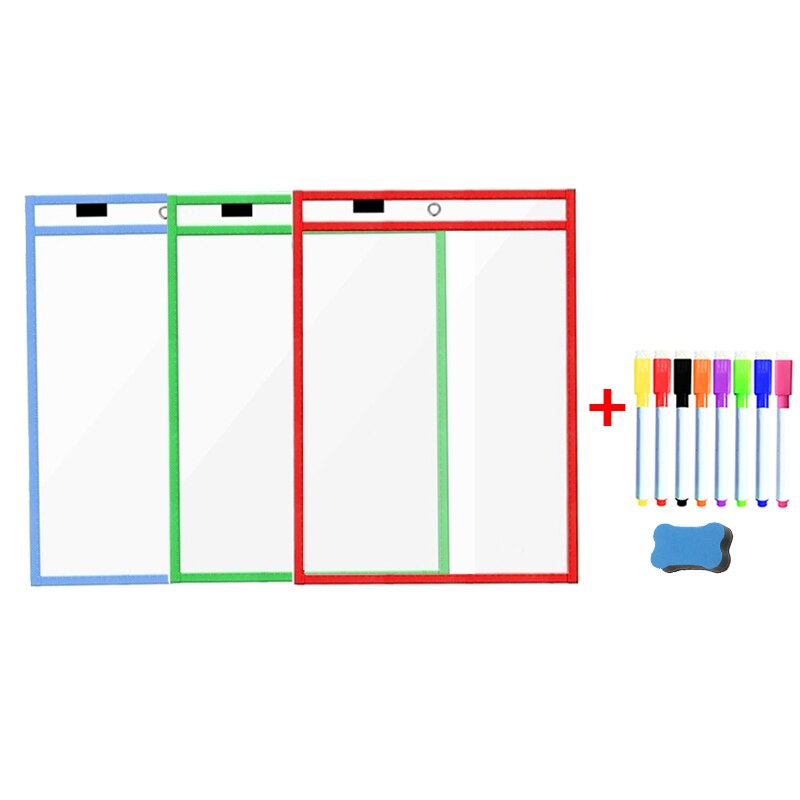 Transparent Dry Erase Pockets Whiteboard Markers F... – Grandado