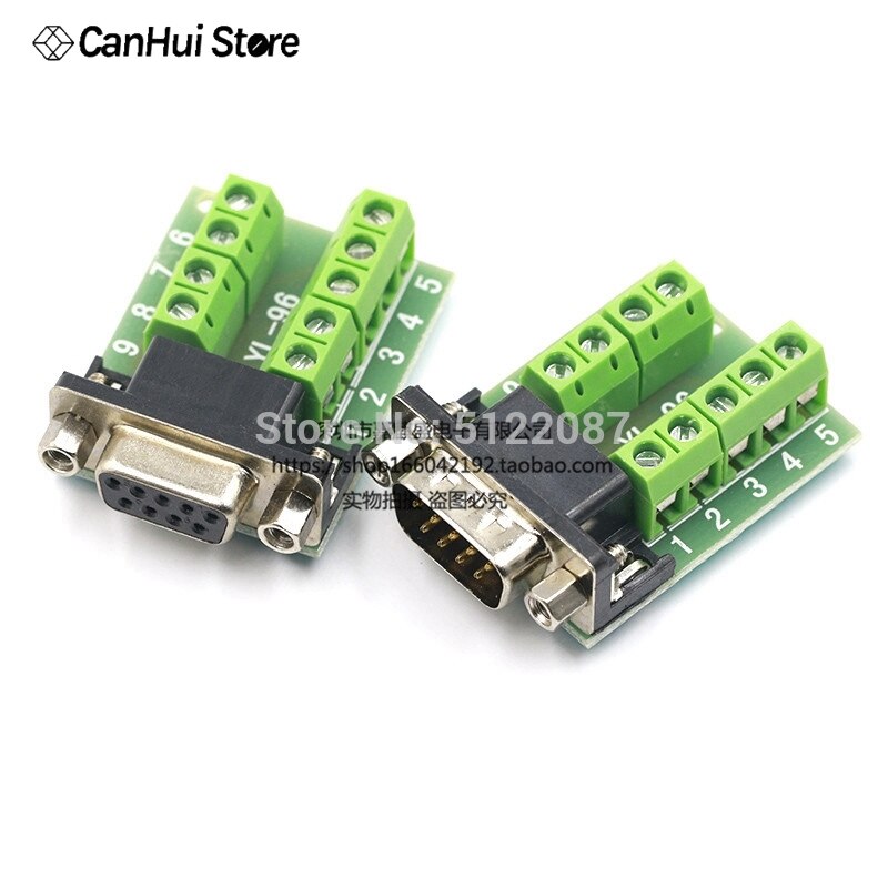 Adaptador hembra macho DB9, módulo de Terminal de ... – Grandado
