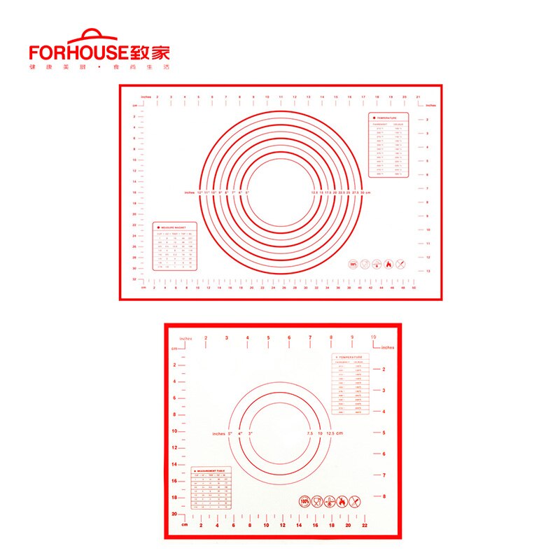 Silicone Baking Mats Pastry Boards Rolling Mat Fol... – Grandado