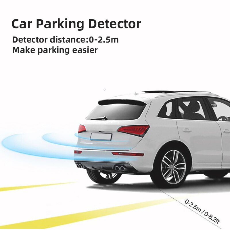 Car Parking Sensors Black White Gray Red Silver Bl... – Grandado