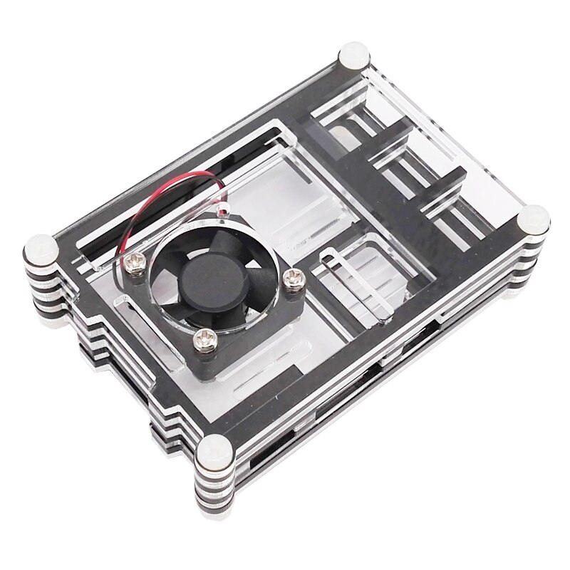 RASPBERRY PI 3B+ BOX RASPBERRY PI CASE black and t... – Grandado