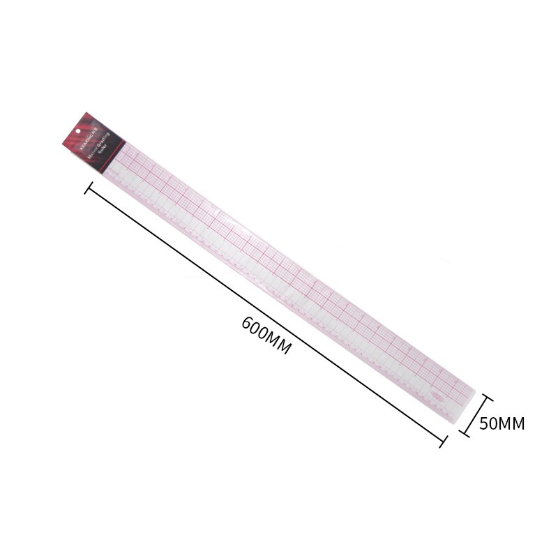 1PC 60cm Built-in Common Clothing Ruler Plastic Pr... – Grandado