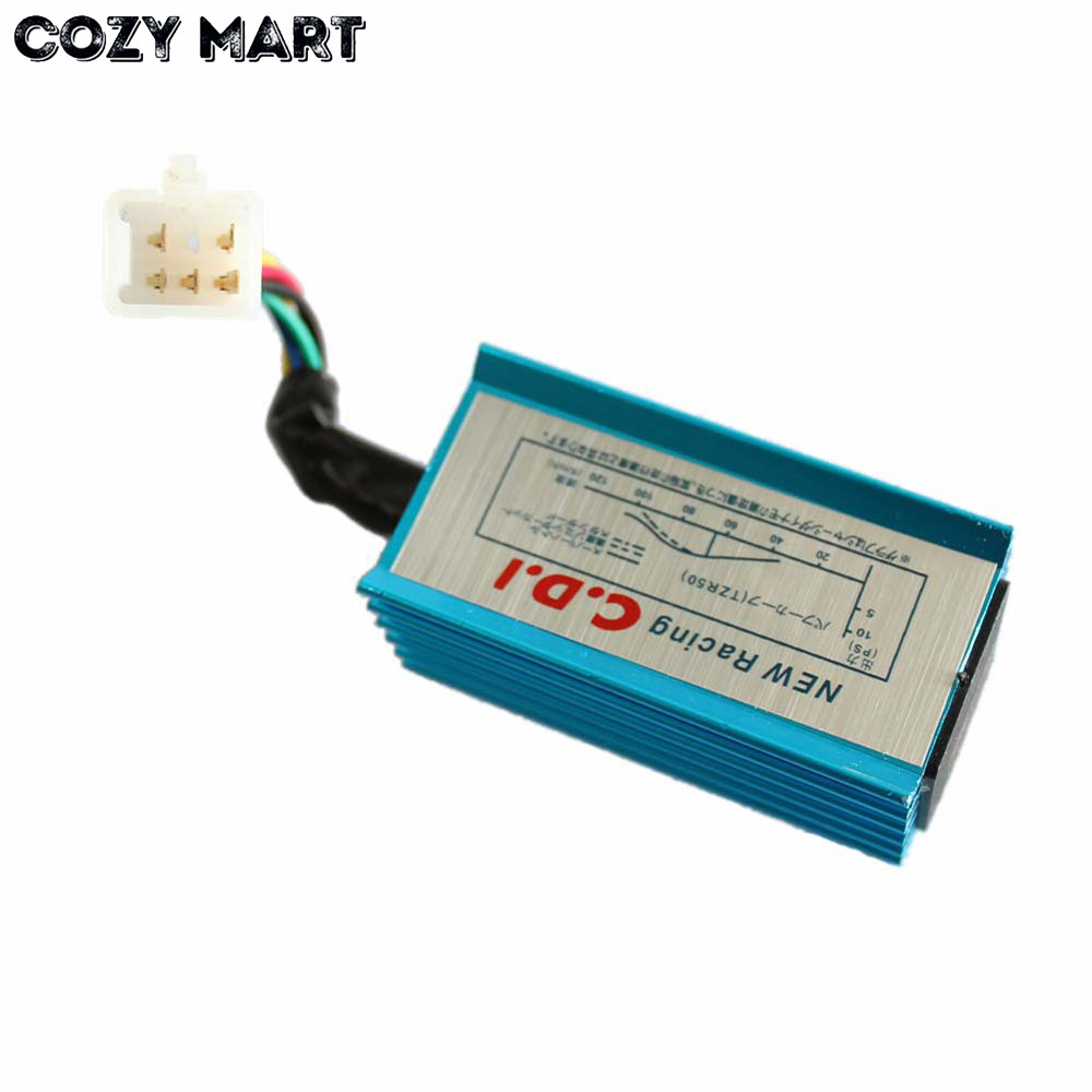 Blue Racing AC CDI Ignition Box 5 pins For 50cc 11... – Grandado