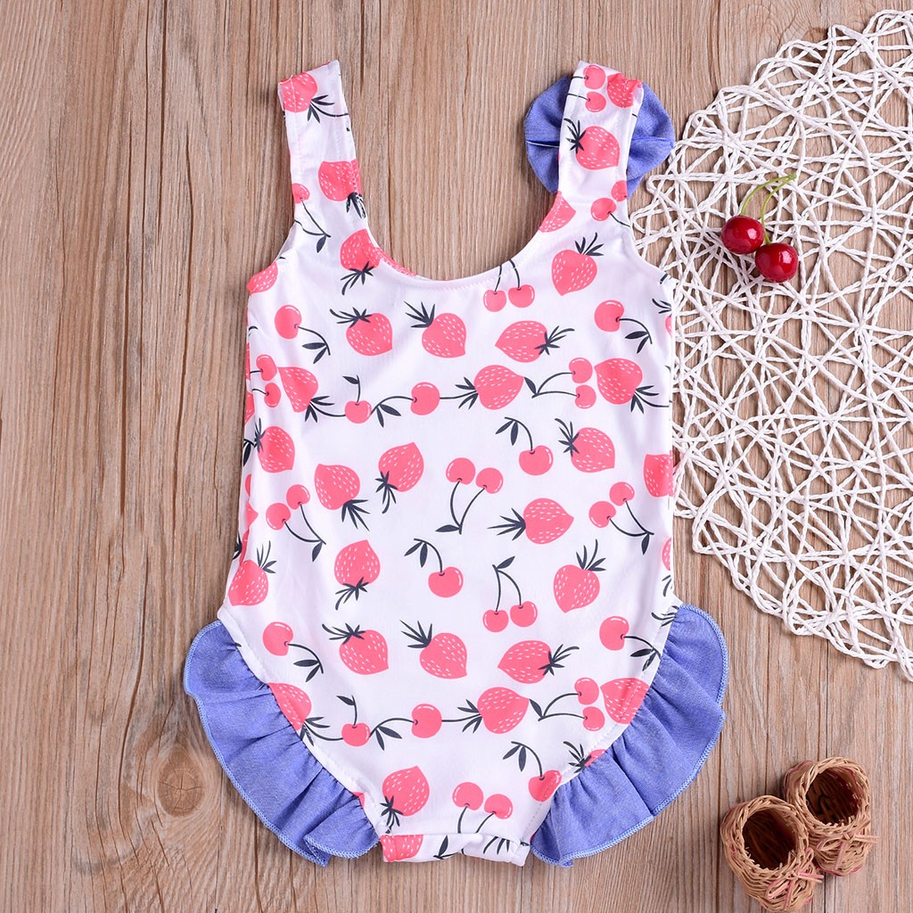 Children Kids Girls Bikini Fruits Bowknot Beach Sw... – Grandado