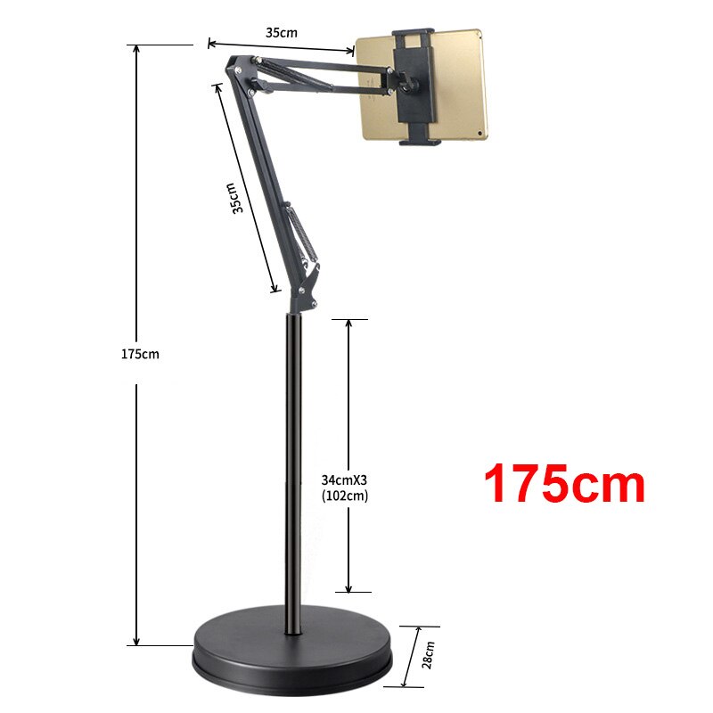 Adjustable Tablet Floor Stand Universal Tablet Hol... – Vicedeal