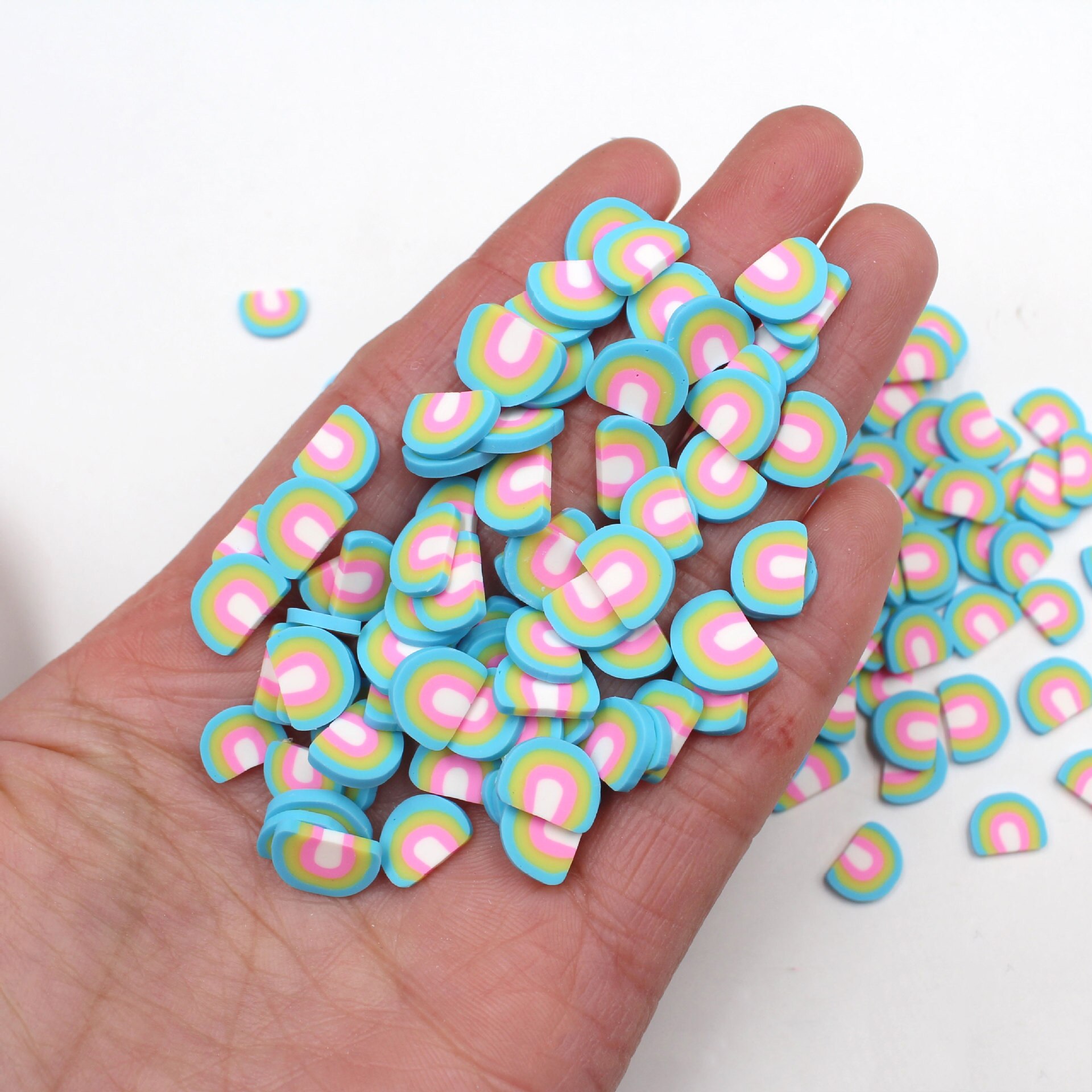 50g/lot Cute Rainbow Fiom Polymer Soft Clay Sprink... – Grandado
