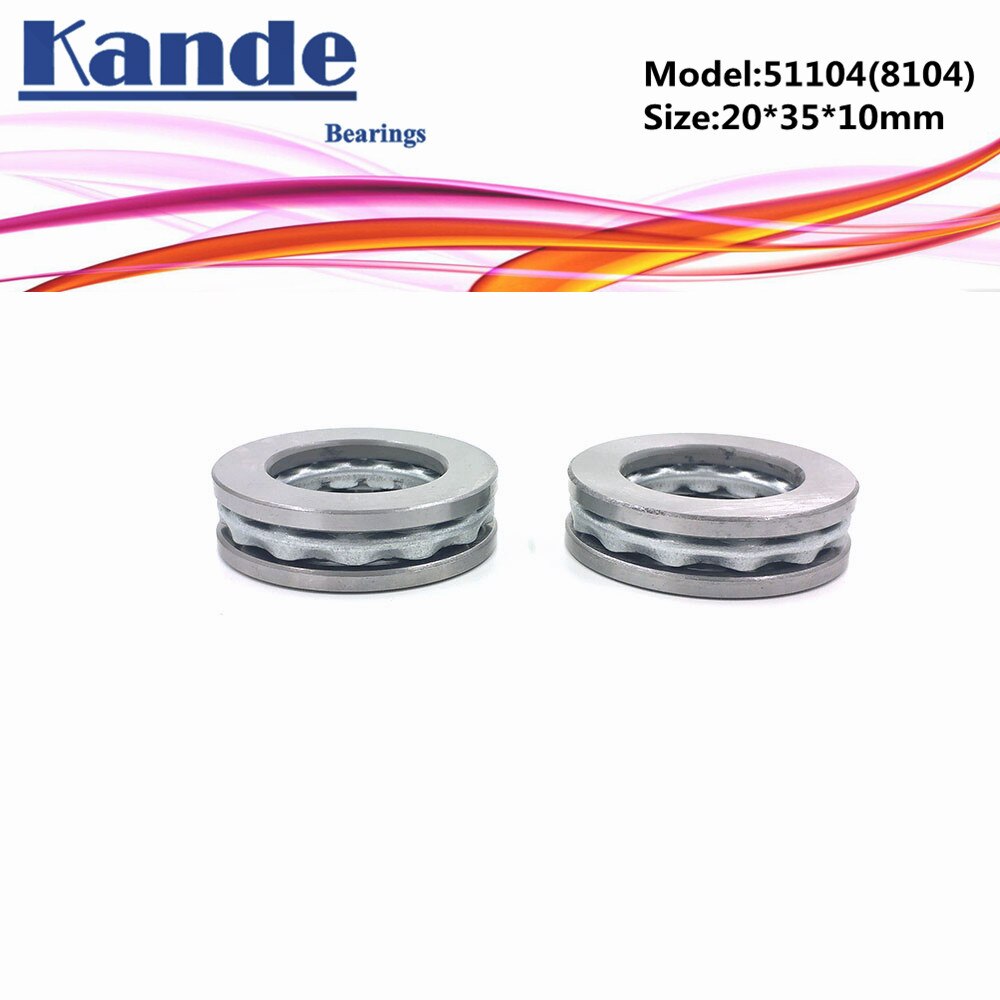 Kande 51104 8104 4pcs 20x35x10 Flat Thrust Ball Be... – Grandado