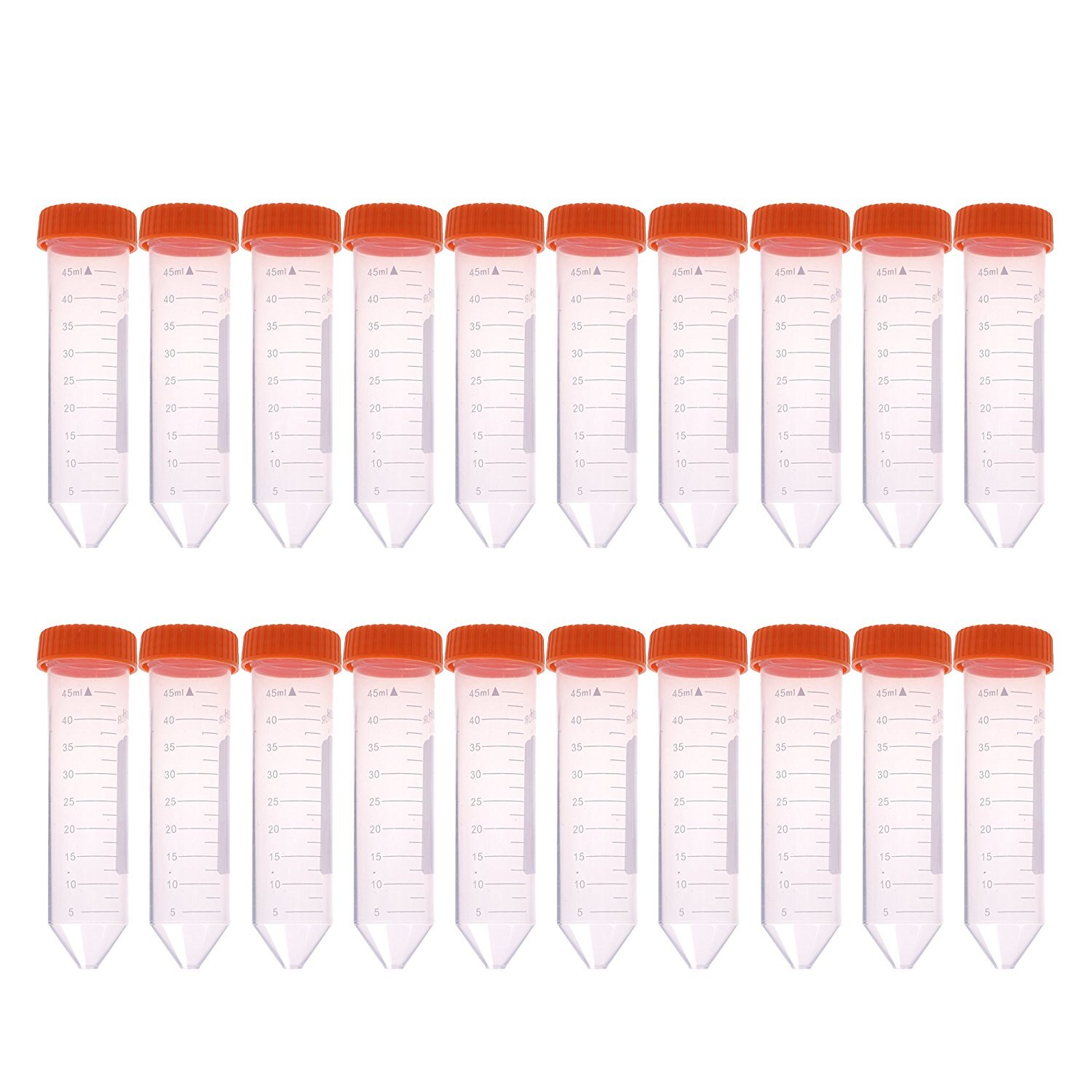 20 Pcs 50Ml Conische Bodem Plastic Afgestudeerd Ce... – Grandado