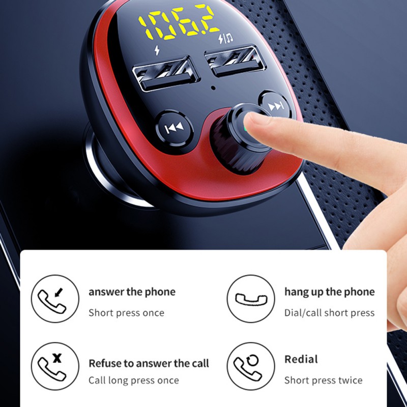 MP3 Audio Player With Quick Charge 3.1A Dual USB C... – Grandado