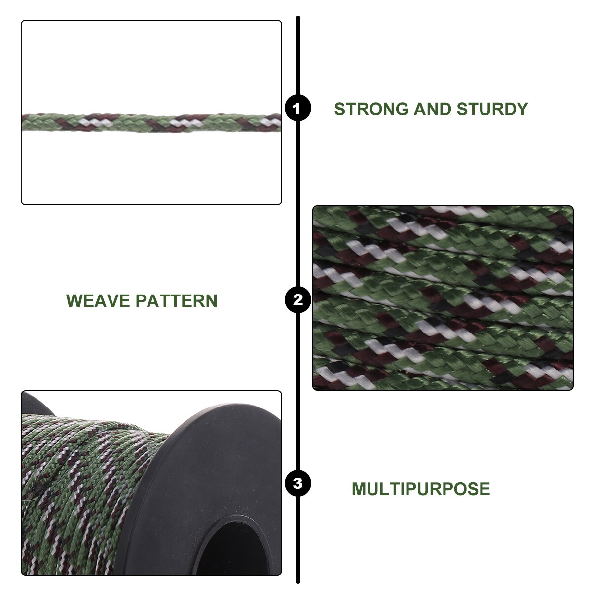 31M 2.1Mm Outdoor Paracord Reflecterende Touw Tent... – Vicedeal