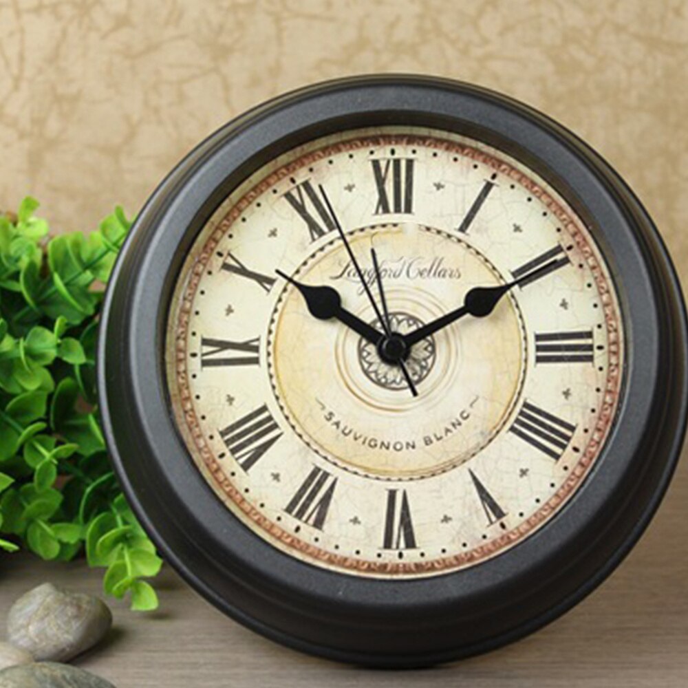 1PC Vintage Table Clock Adornment Table Clock Craf... – Vicedeal