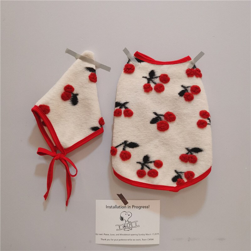 Sudaderas con capucha de cereza para mascotas, rop... – Grandado