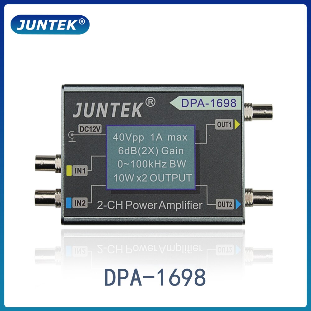 JUNTEK DPA-1698 High Power Dual Channel DDS Functi... – Vicedeal