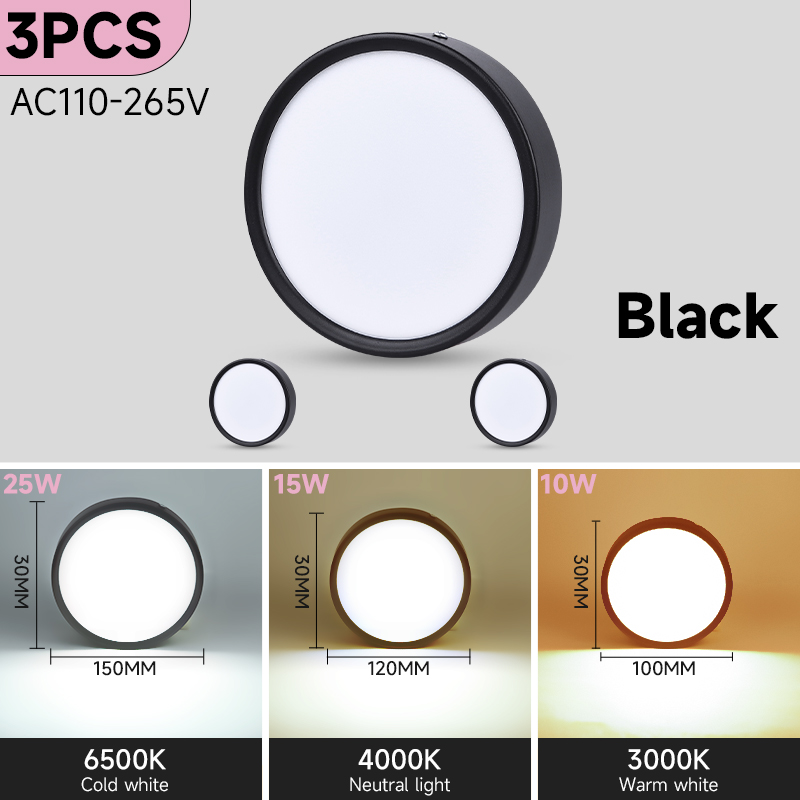 Led-downlight spotlight 110v 220v 10w 15w stue sov... – Vicedeal