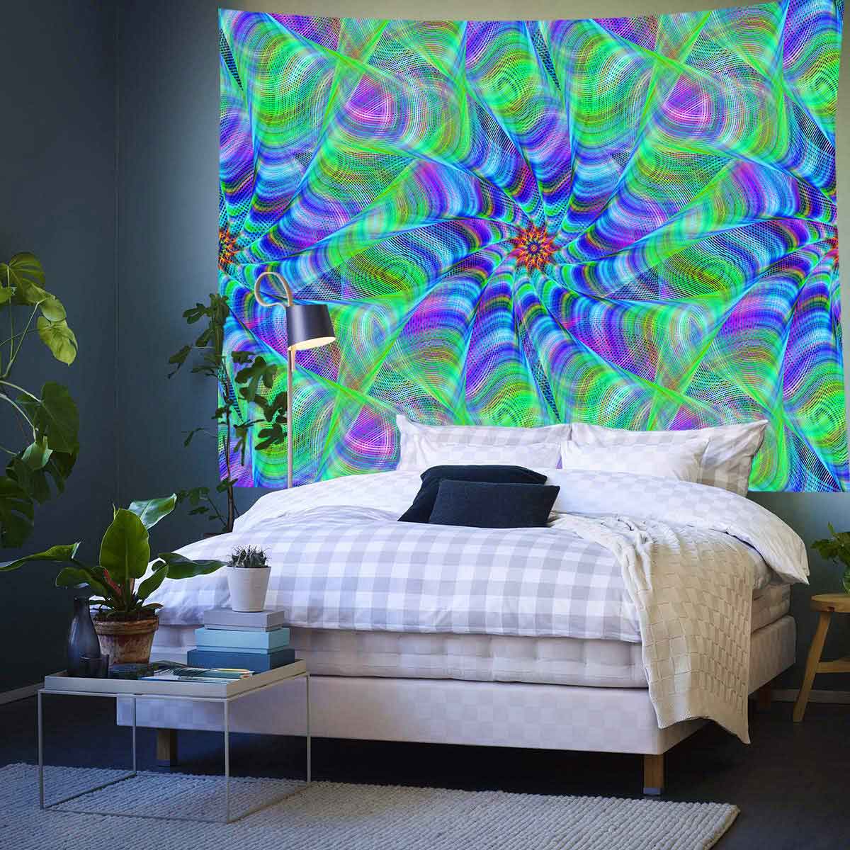 Simsant Groovy Tapestry Peace and Love Bohemia Hip... – Grandado