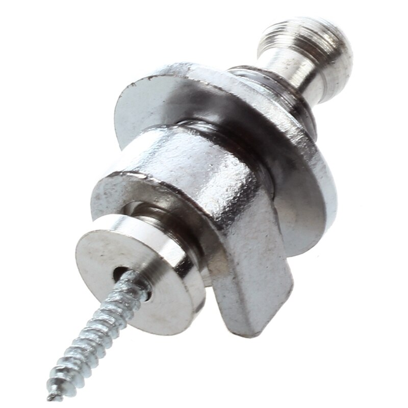 Silver Tone Security Strap Lock Guitar Repair Part... – Grandado