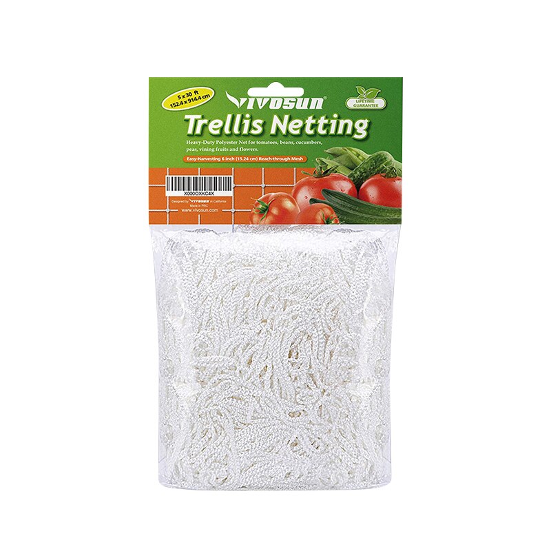 Plant Trellis Netting Heavy-Duty Polyester Garden ... – Grandado
