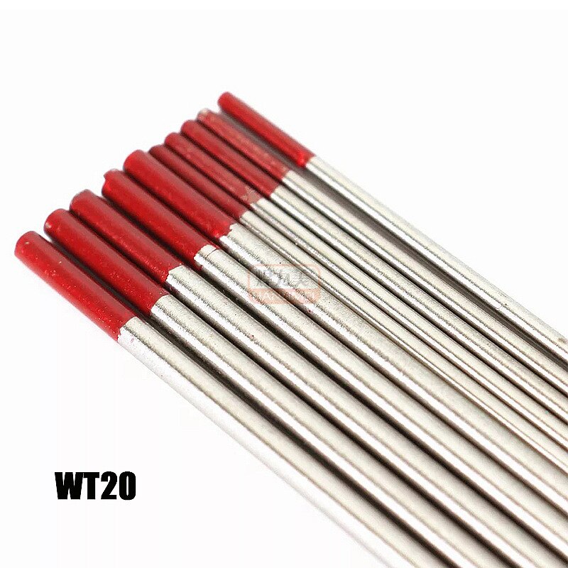 WT20 Red Tungsten Electrode 1.0 1.6 2.0 2.4 3.0 3.... – Grandado