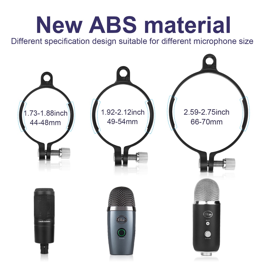 TEYUN Microphone Pop Filter Shield Filter Screen M... – Grandado