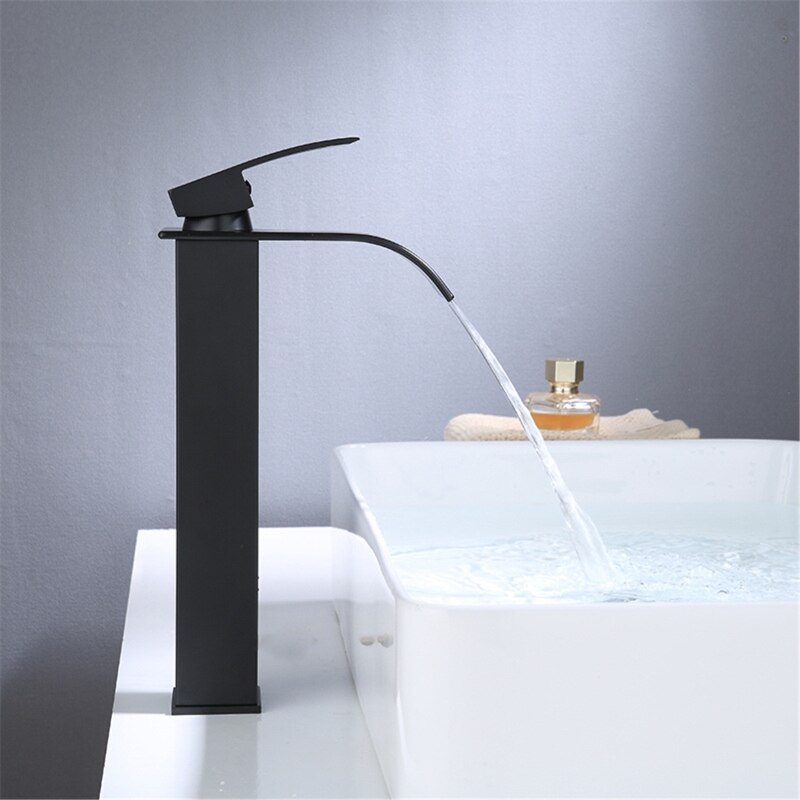 Cold Basin Faucet Waterfall Bathroom Vanity Sink F... – Vicedeal