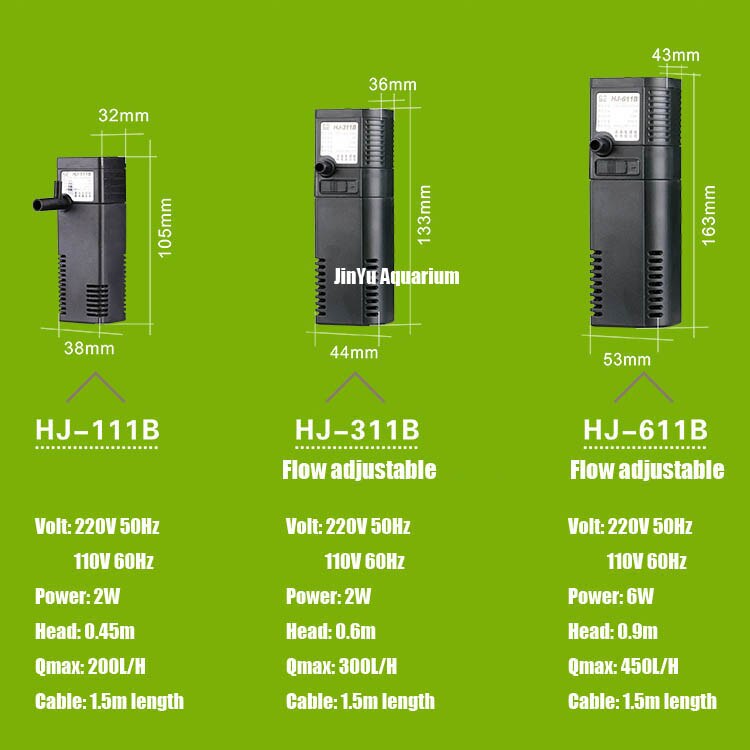 110v 220v SUNSUN mini nano building internal filte... – Grandado