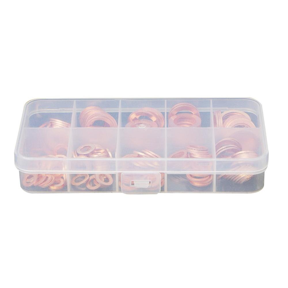 200 Pieces Composite Copper Gaskets Circular Flat ... – Grandado