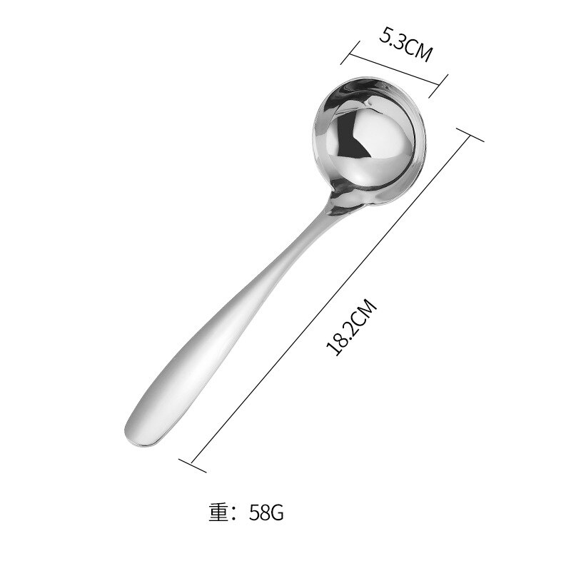 304 stainless steel spoon small soup spoon househo... – Grandado