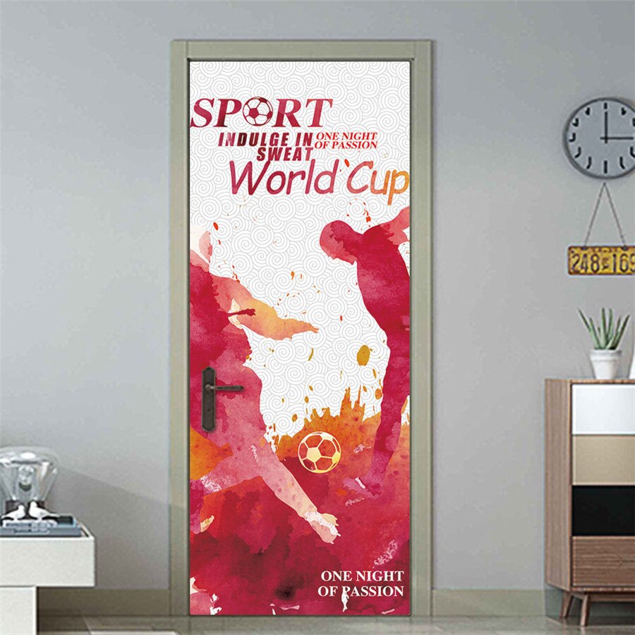 Football Match Theme Door Decoration Stickers PVC ... – Vicedeal