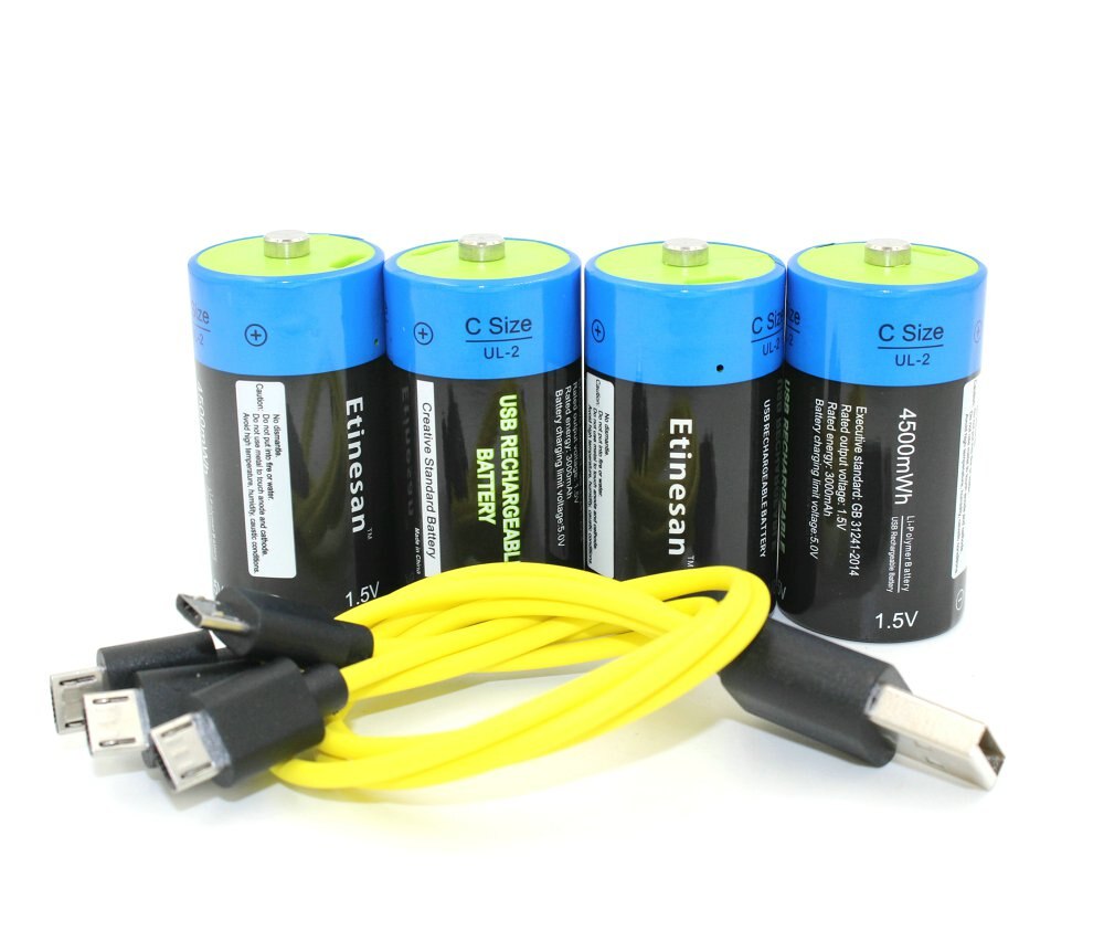 Etinesan 1.5V C 4500mWh li-polymer li-po rechargea... – Grandado