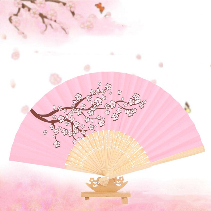 1PC 7 Inch White Paper Fan Empty White Folding Fan... – Grandado