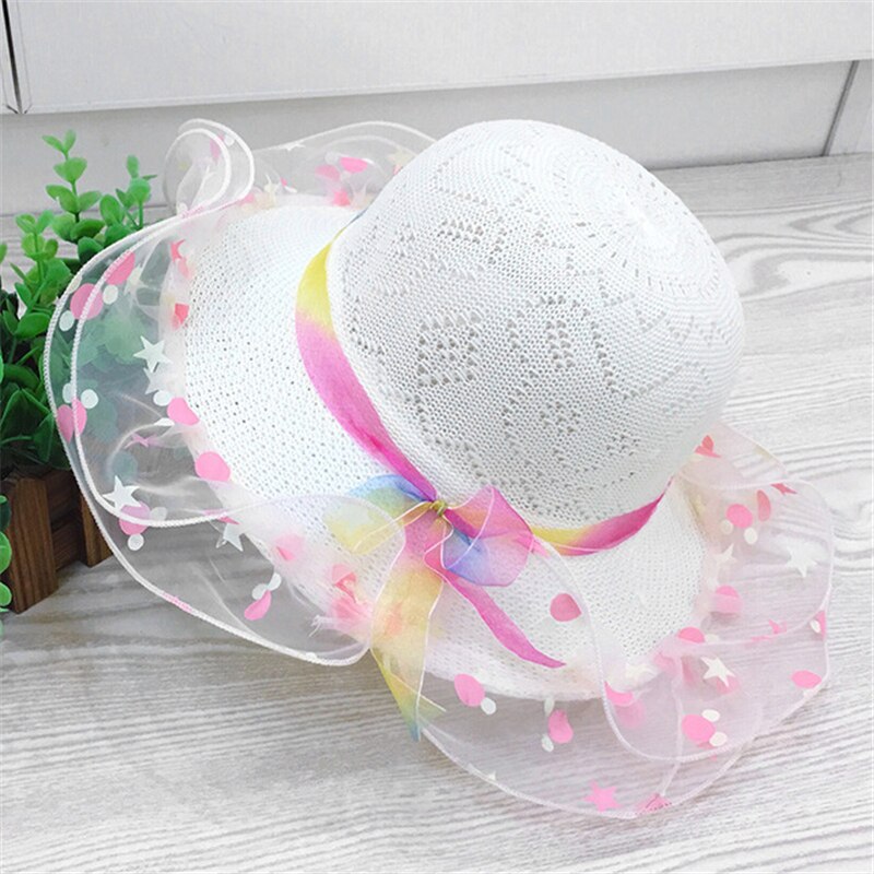 Summer Straw Hat For Kids Flower Sun Hat Child Bea... – Grandado