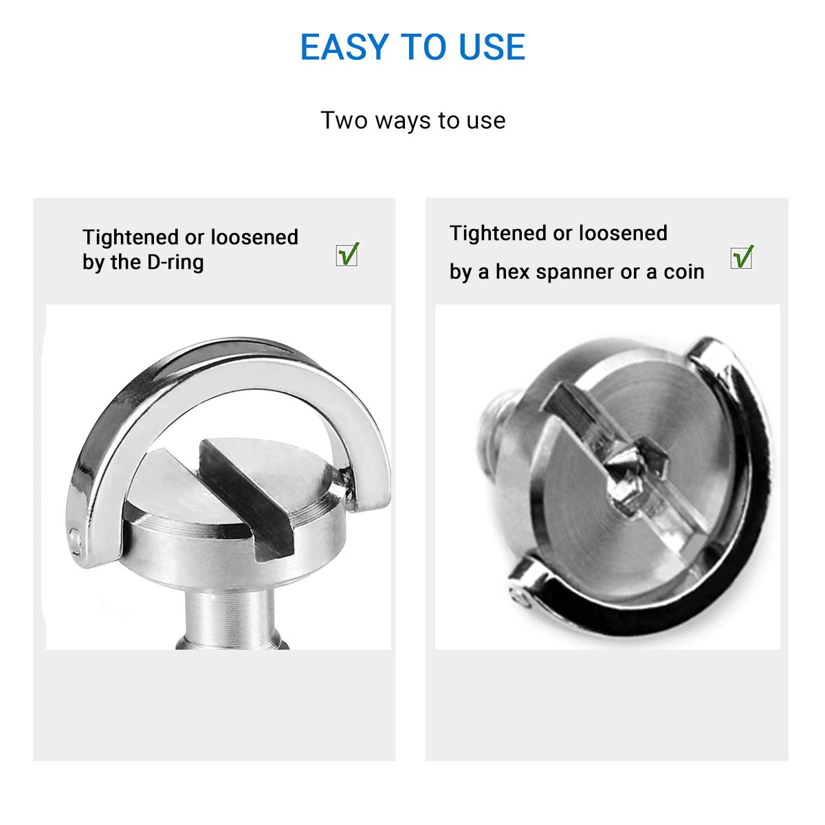 SmallRig Quick Release Camera Fixing Screw 1/4 Inc... – Vicedeal