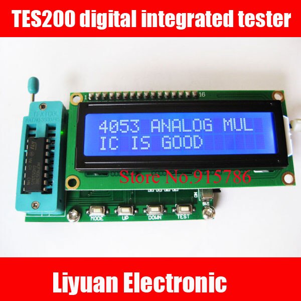 TES200 digital integrated tester / 7 ~ 12VDC IC te... – Grandado