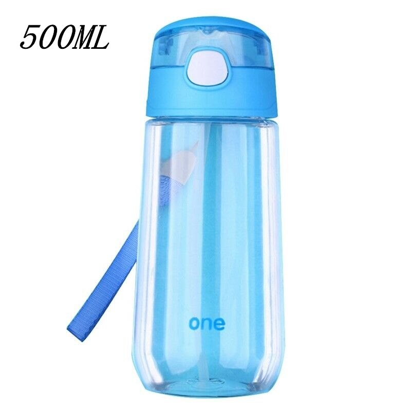 500Ml Plastic Waterfles Met Stro Bpa Gratis Stro D... – Grandado