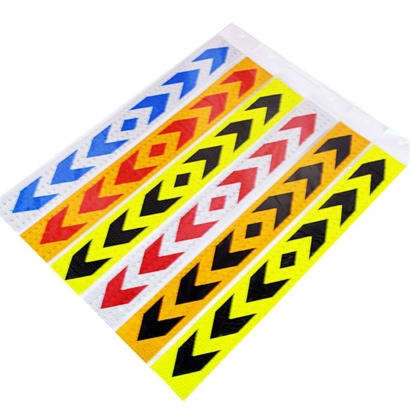 2 Pcs Reflective Safety Warning Signs Tape PP Stic... – Grandado