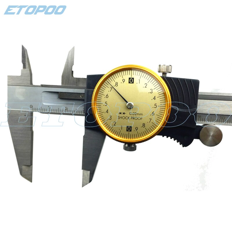 6" 0-150mm/0.02 Dial Caliper Shock-proof Stainless... – Grandado