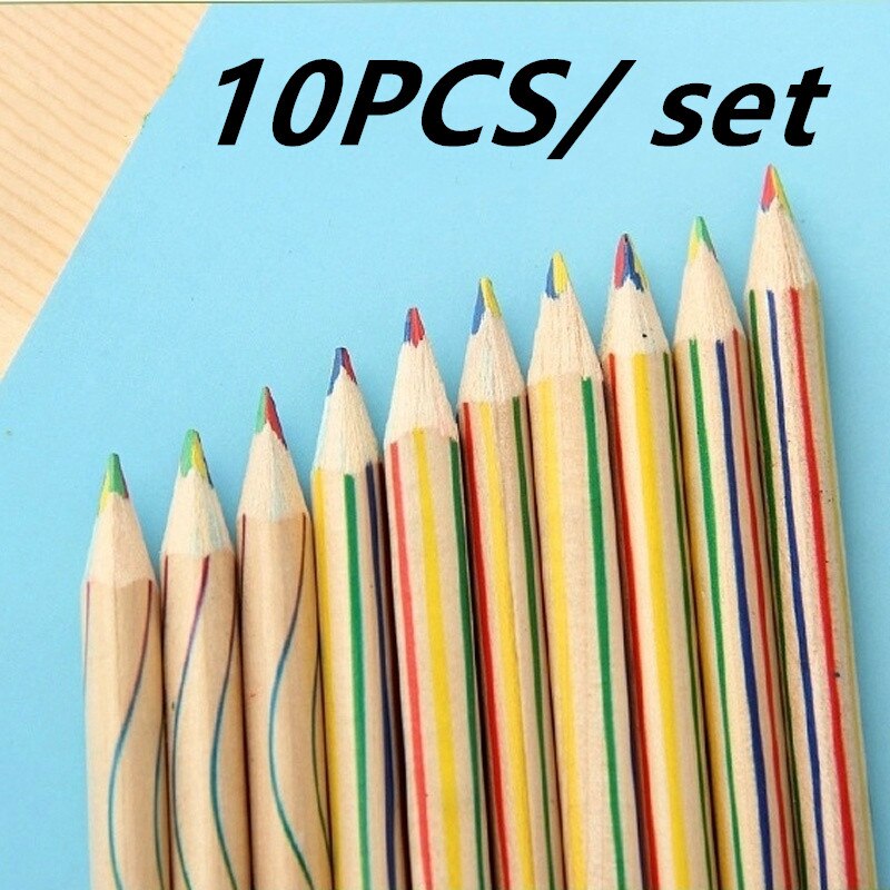 10 Pcs/Set Mixed Colors Pencil Four Colors In One ... – Vicedeal