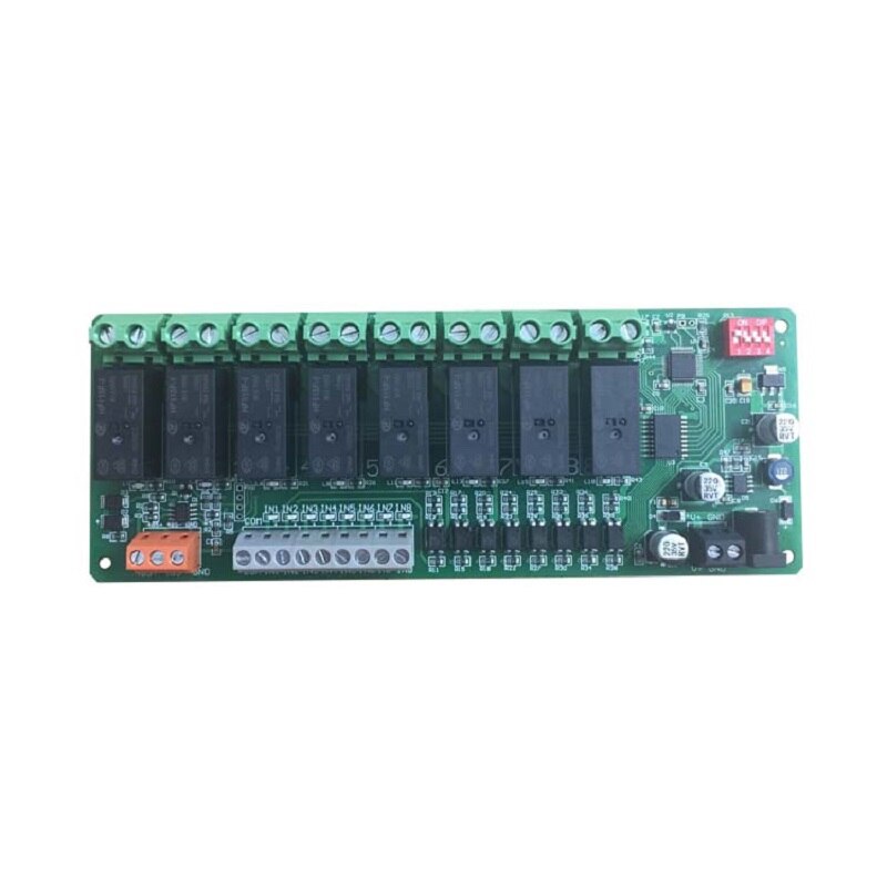 485 bus 8-way relay 8-in 8-o-ut 16 A relay module ... – Vicedeal