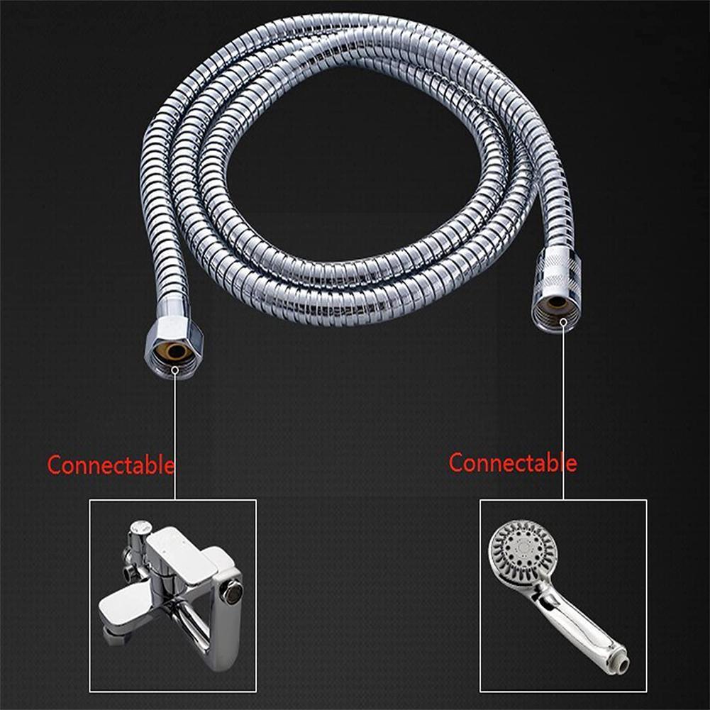 Steel Flexible Shower Hose Long Bathroom Shower Wa... – Grandado