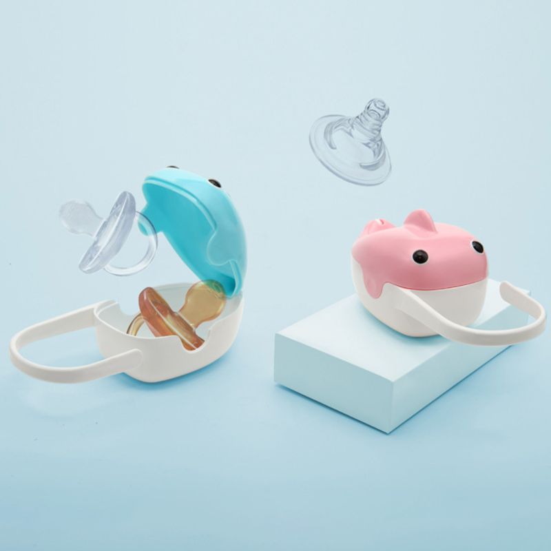 Cute Fish Shaped Newborn Baby Pacifier Storage Cas... – Grandado