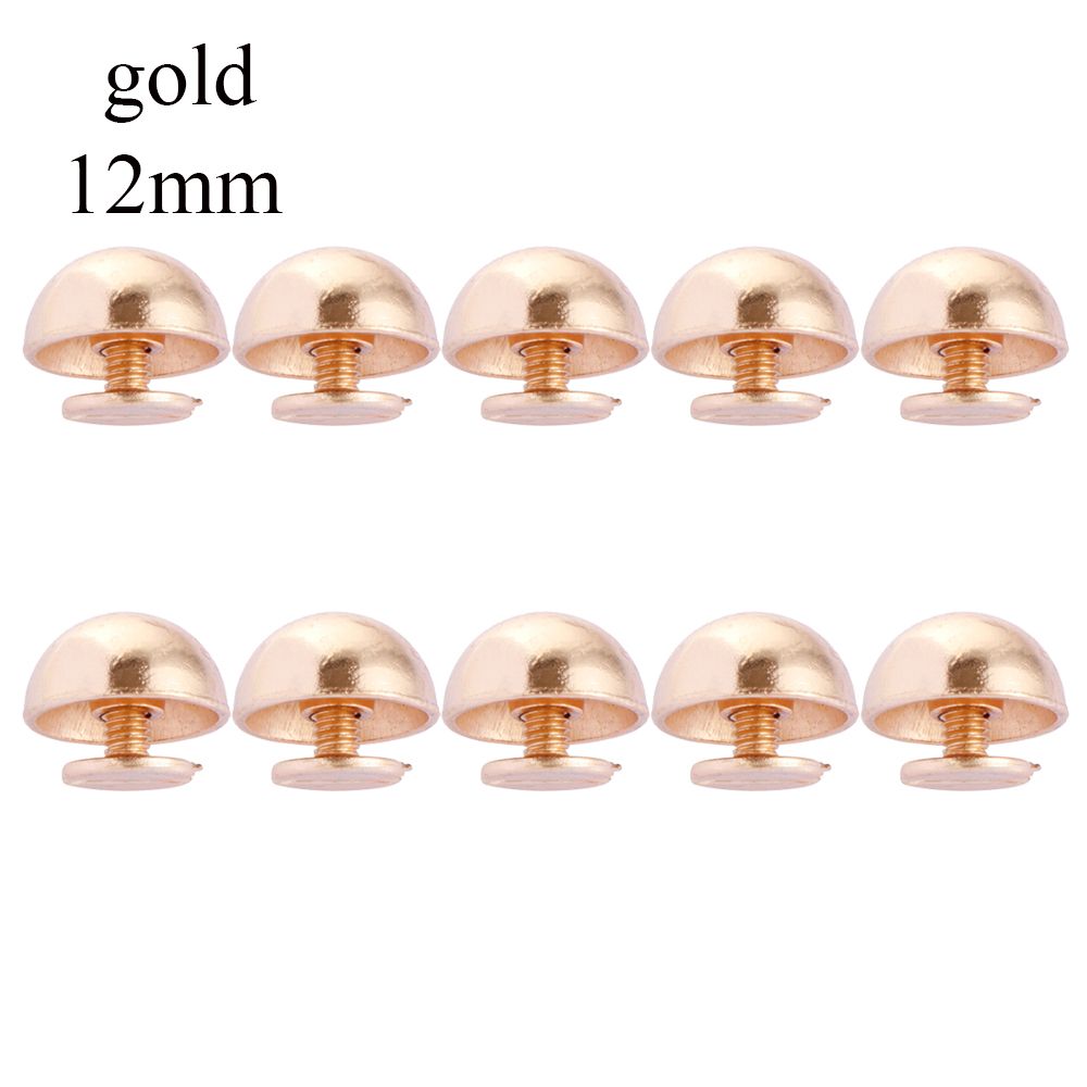 10pcs DIY Strap Rivets Screw Mushroom Dome Bolt Ro... – Grandado
